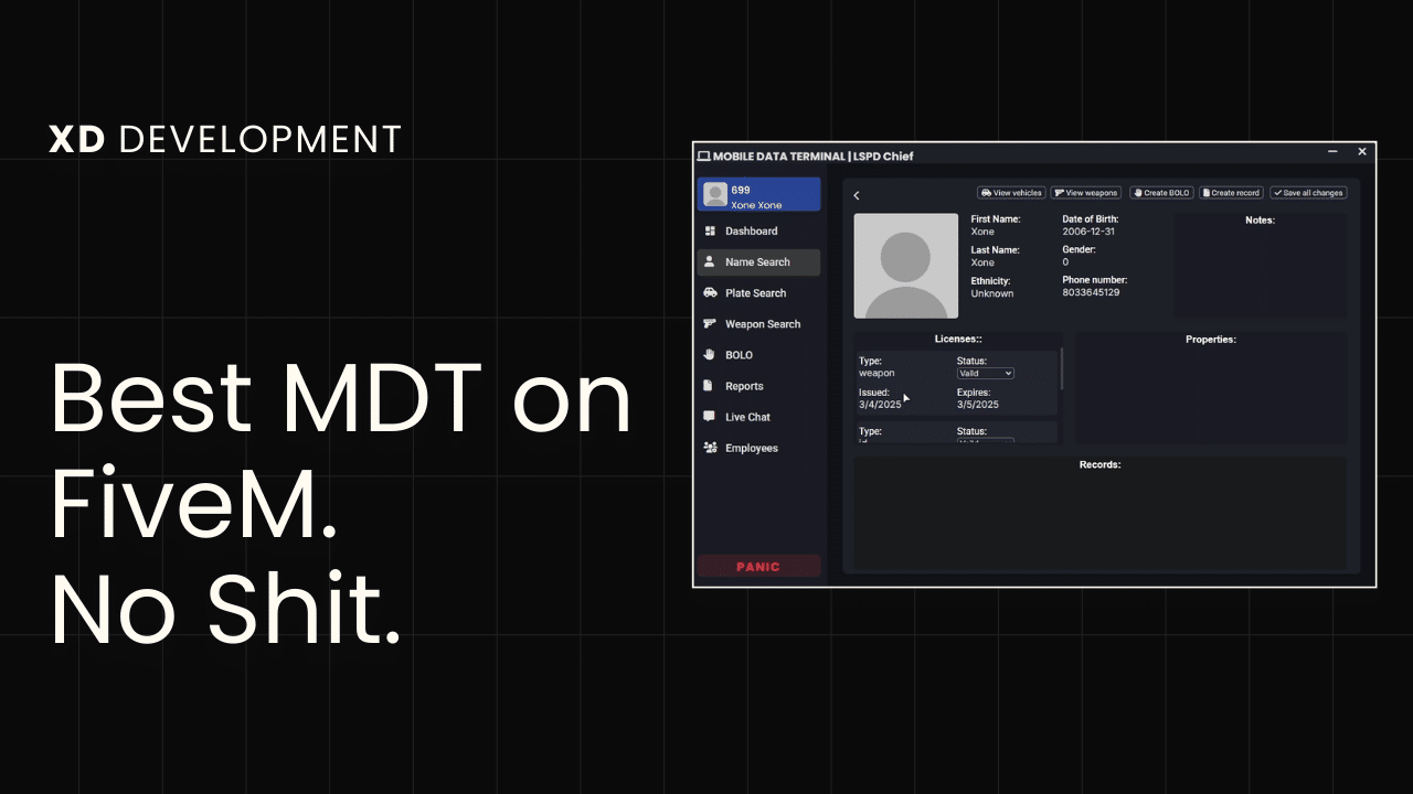 The Ultimate QBCore MDT and Dispatch System for Enhanced Roleplay