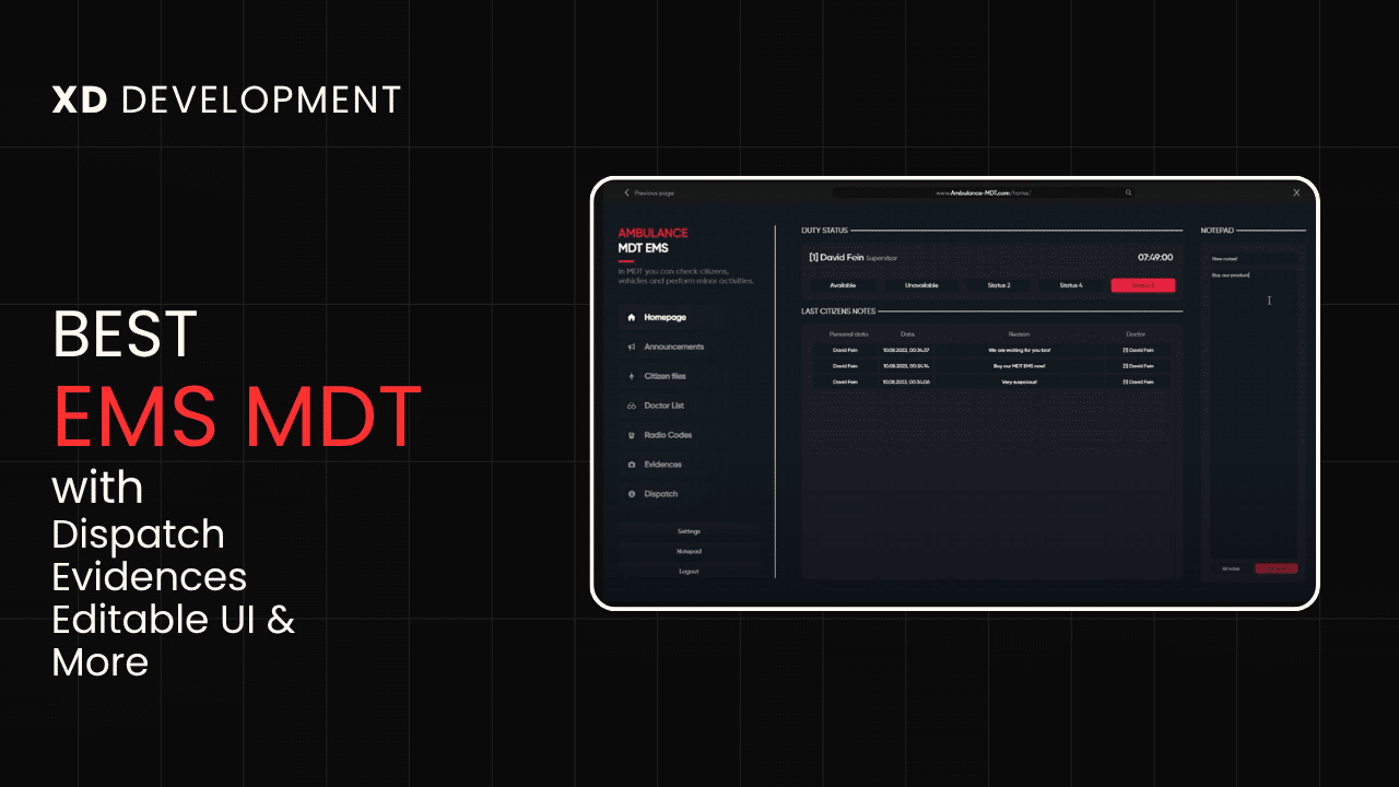 Comprehensive Advanced EMS MDT